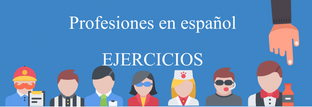 Profesiones en español con ejercicios interactivos