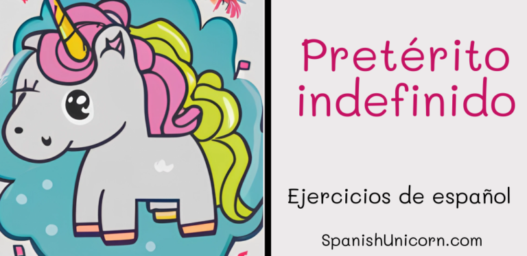 Pretérito indefinido - ejercicios interactivos