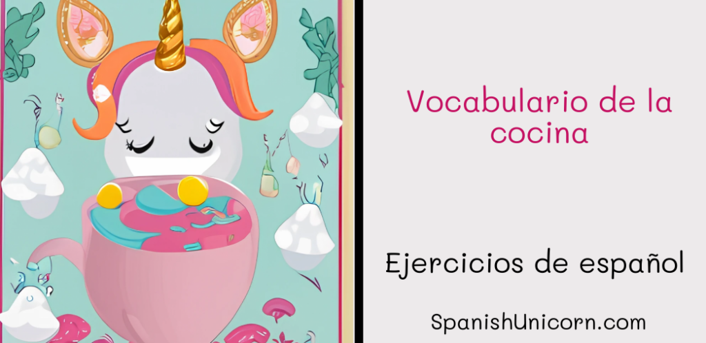 Vocabulario de la cocina en español - vocabulario