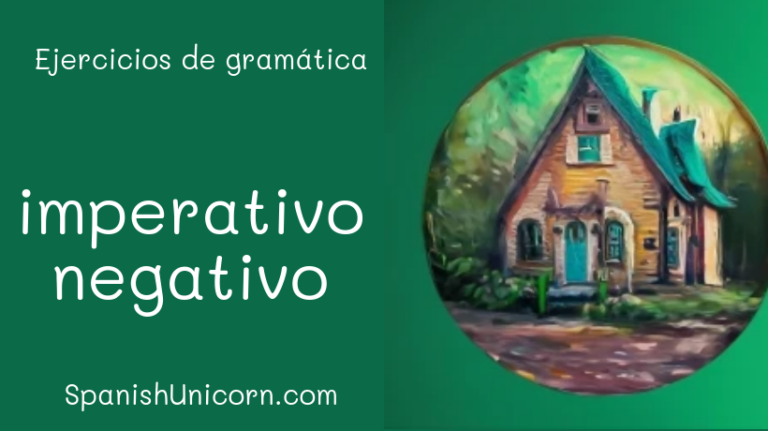 Ejercicios de imperativo negativo - Ejercicios