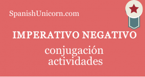 Ejercicios de imperativo negativo - Ejercicios