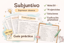 Vocabulario español de la escuela con actividades
