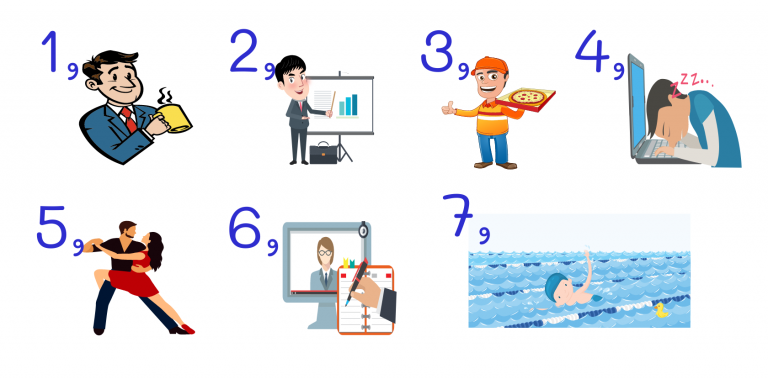 Gerundio - formas regulares e irregulares, EJERCICIOS