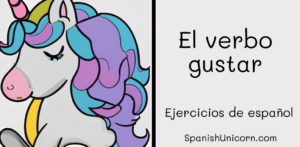 Ejercicios con el verbo gustar online + PDF