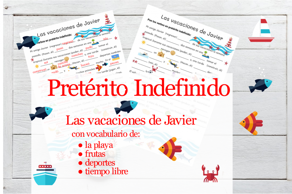 Pretérito indefinido - ejercicios interactivos SpanishUnicorn.com