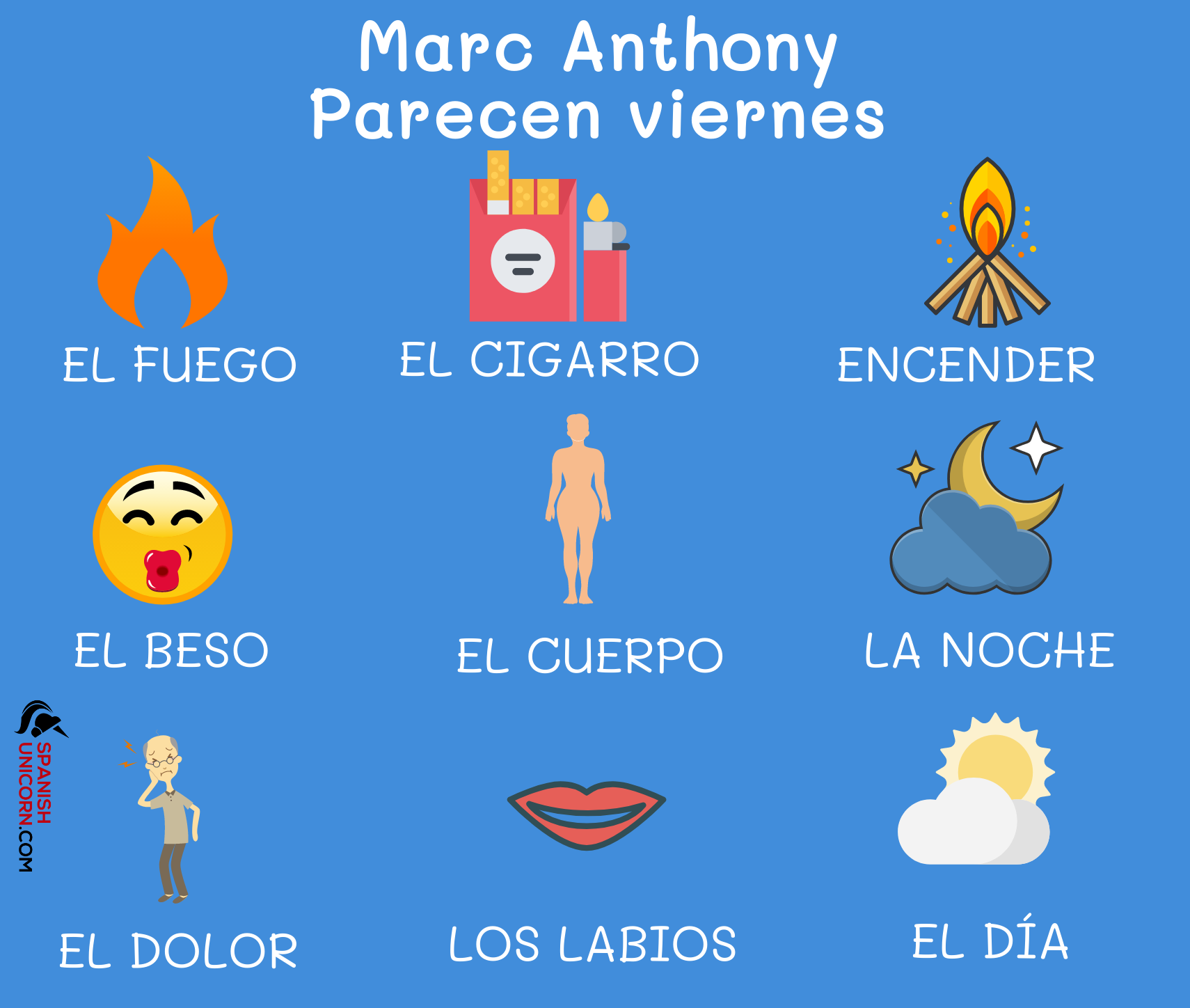 Parecen viernes - Marc Anthony ACTIVIDADES