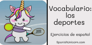 Vocabulario de los deportes con actividades interactivas