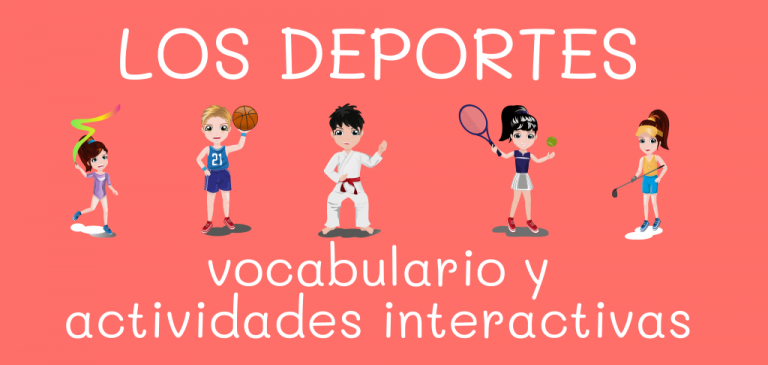 Vocabulario de los deportes con actividades interactivas