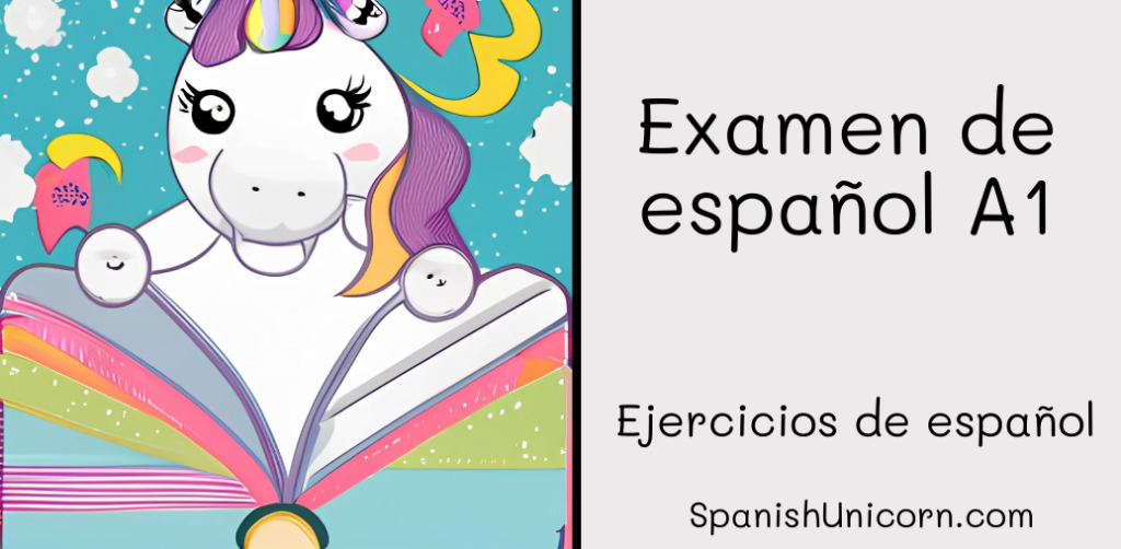 Examen de español para nivel A1 + descarga DOCX