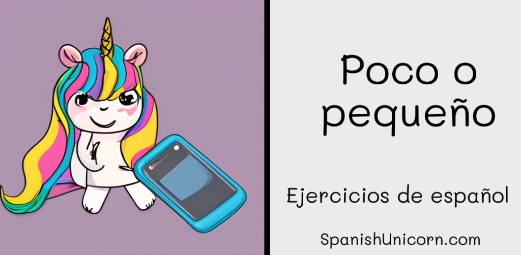 Poco - pequeño ejercicios interactivos + PDF