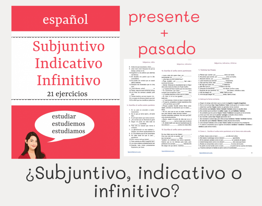 Presente de subjuntivo - conjugación y ejercicios