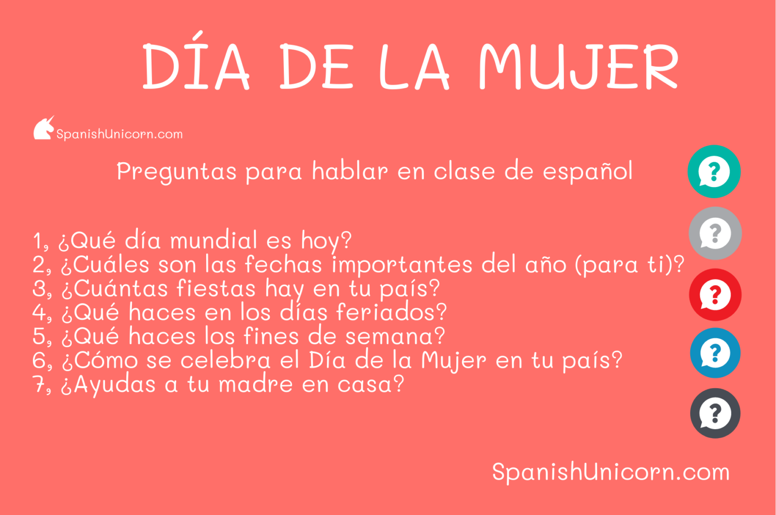 Día Internacional de la Mujer - Completa el texto