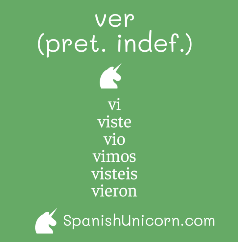 Práctica de conjugación: Pretérito Indefinido + pdf