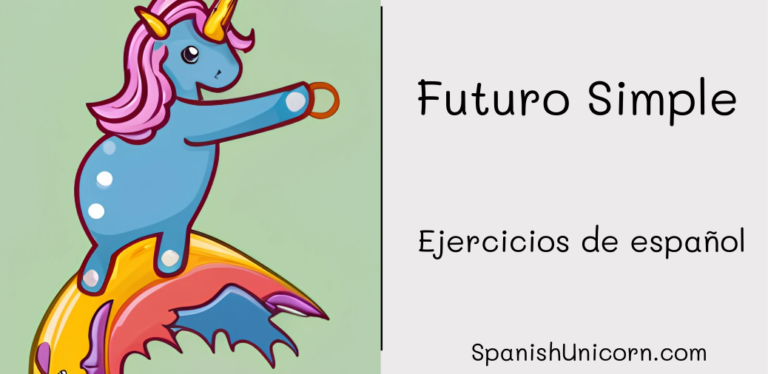 Futuro simple - conjugación y ejercicios, + PDF