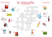 La escuela - vocabulario -229. - Spanish Unicorn