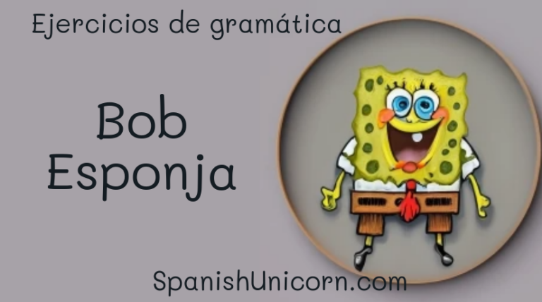 Bob Esponja -259. Actividades interactivas - Spanish Unicorn