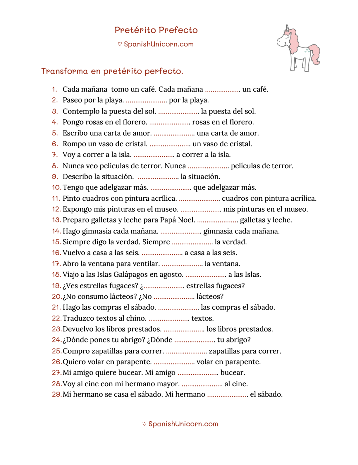 Presente-Pretérito prefecto