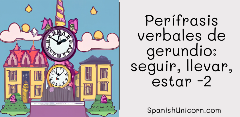 Perífrasis verbales de gerundio