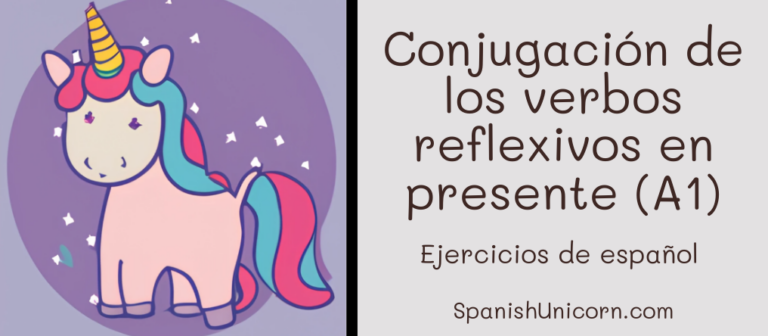 Conjugación de los verbos reflexivos en presente (A1) (409)