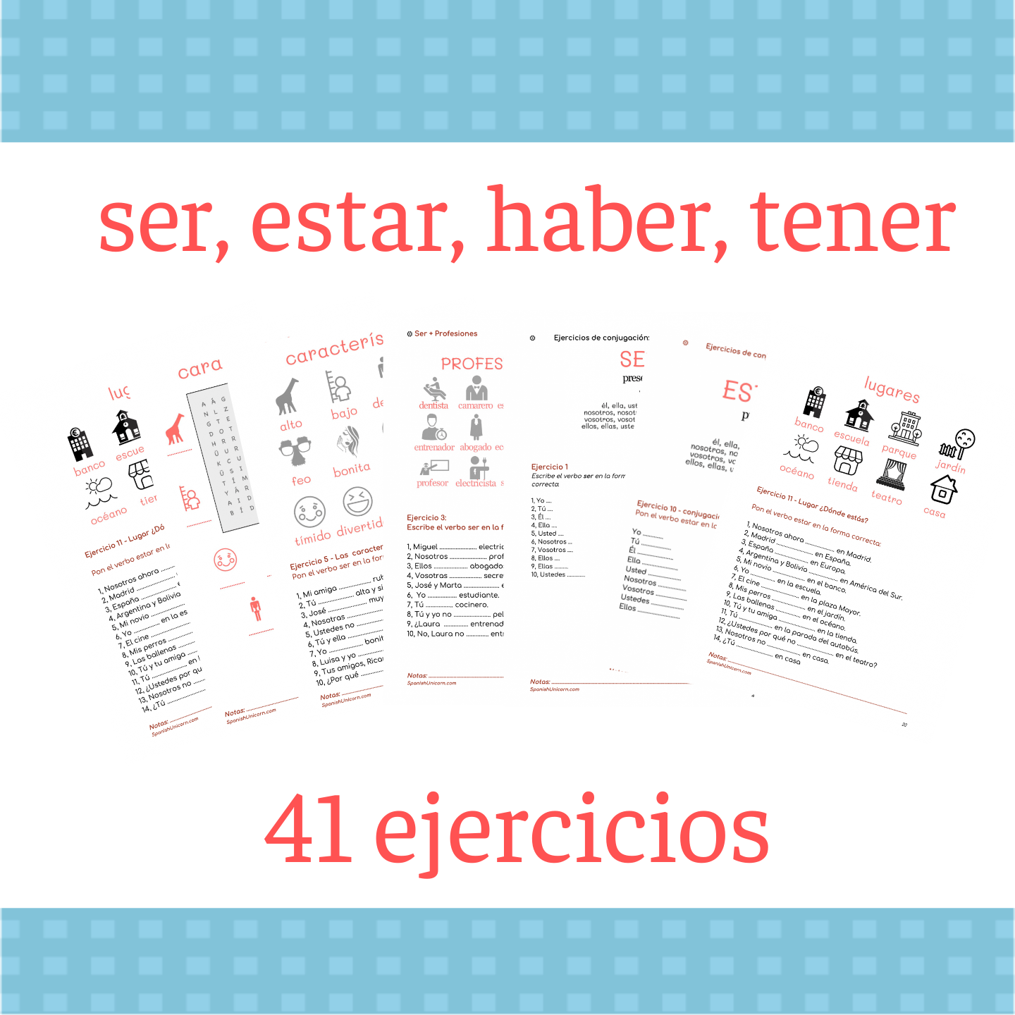 Ejercicios estar hay - ejercicios de gramática