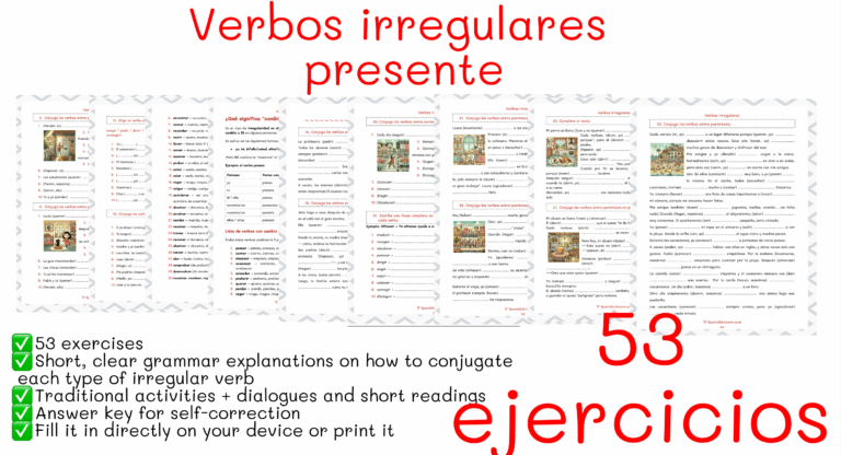 Spanish Present Tense: 10 Examples para Practicar