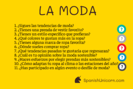 La moda - Completa el texto, para niveles A2+