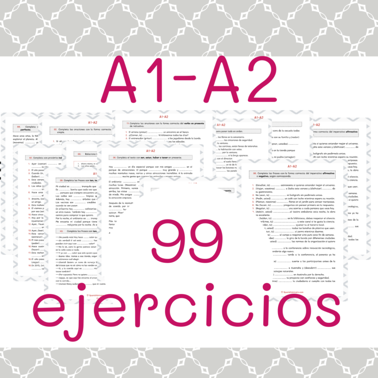 Spanish Unicorn - Ejercicios de español