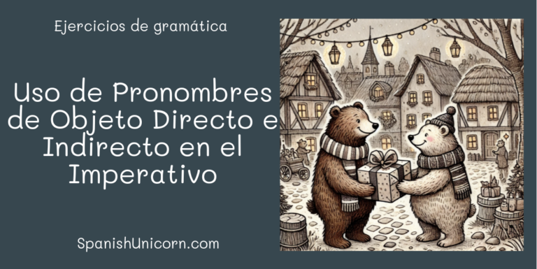 Uso de Pronombres de Objeto Directo e Indirecto en el Imperativo #524 ...